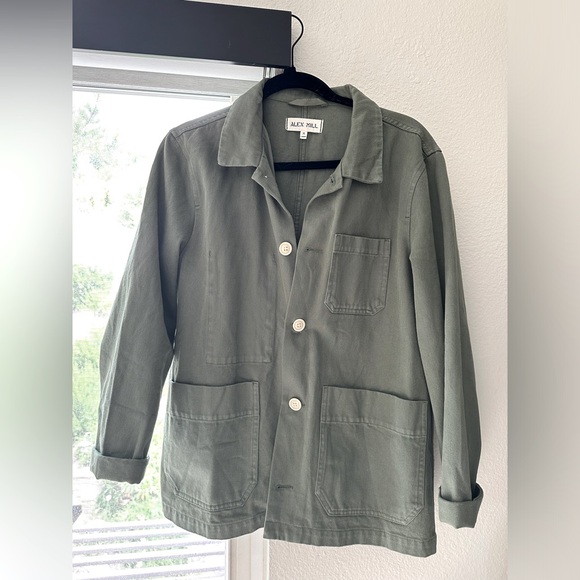 Alex Mill | Jackets & Coats | Britt Work Jacket Denim Sage Size Medium ...